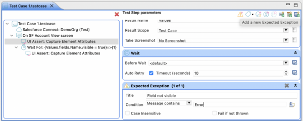Provar Test Palette Wait For Test Step Provar Documentation